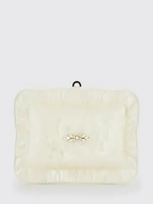 Simone Rocha Marbled Resin Clutch With Pearl Embellishment