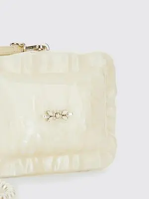 Simone Rocha Marbled Resin Clutch With Pearl Embellishment