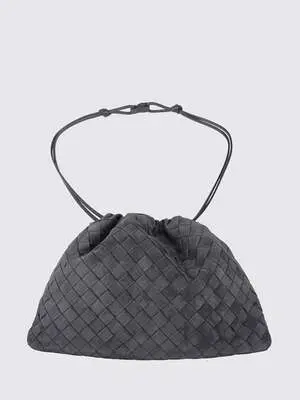 Bottega Veneta Woven Suede Pouch - Grey