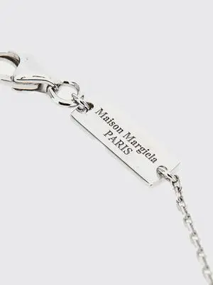 MAISON MARGIELA Logo Ring Pendant Necklace - Silver
