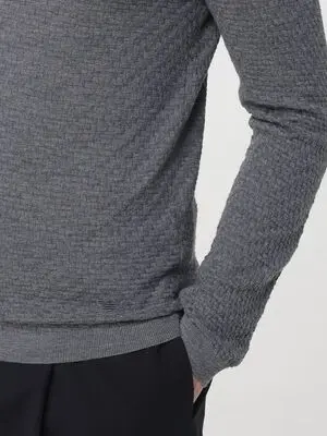 Emporio Armani Virgin Wool Crew-neck Pullover - Grey