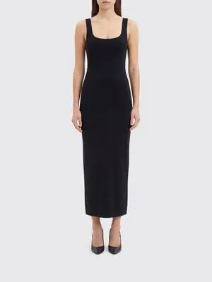 ENTIRE STUDIOS Viscose Midi Dress - Black