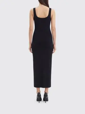 ENTIRE STUDIOS Viscose Midi Dress - Black
