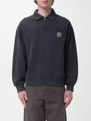 Carhartt Work In Progress Quarter Zip Sweatshirt - Black