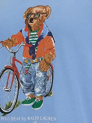 Polo Ralph Lauren Cotton T-shirt With Bear Print