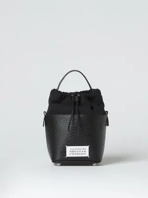 MAISON MARGIELA 5ac Canvas And Leather Bag - Black