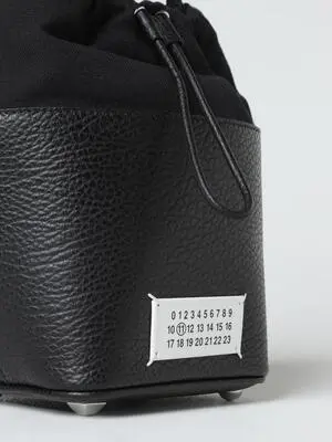 MAISON MARGIELA 5ac Canvas And Leather Bag - Black