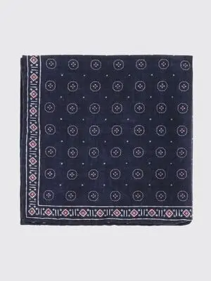 Brunello Cucinelli Geometric Pattern Silk Pochette