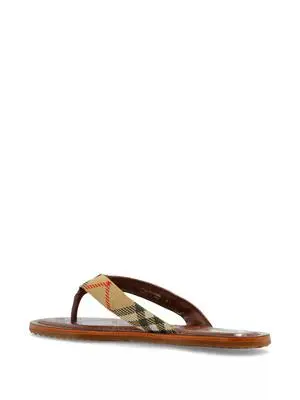 Burberry Check Pavilion Sandals - Neutrals