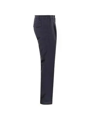 FAY Pleated Turned-up Trousers
