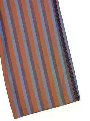 PAULA Striped Wide-leg Trousers - Blue
