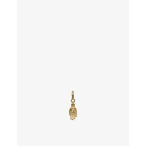 UNLEASH CPH Brass And Zircon Embellished Hand Charm - One-color