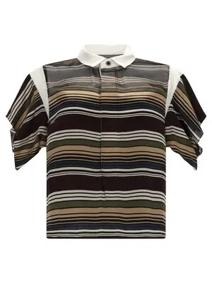 Sacai Off The Shoulder Shirts For Women