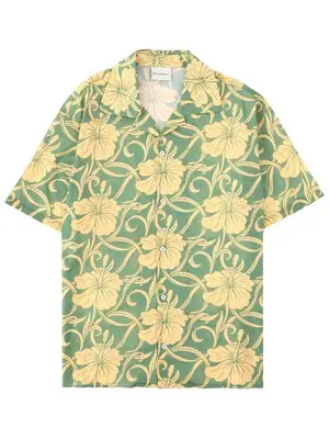 Drole De Monsieur Hibiscus Monogramme" Shirt
