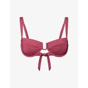 Monday Swimwear Cala Roja Underwired Bikini Top Fig