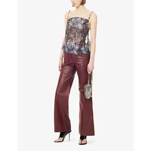 JADED LONDON Kapli Backless Chiffon Top
