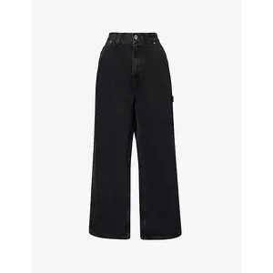 Carhartt Work In Progress Dark Wash Bottoms For Men