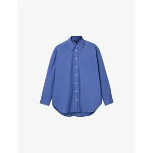 Whistles Collared Relaxed-fit Cotton Shirt