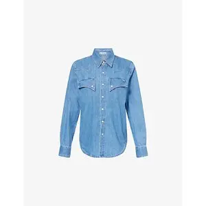 Mother Curved Hem Shirts For Women