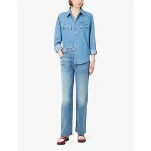 MOTHER The Gallop Exes Western Denim Shirt