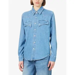MOTHER The Gallop Exes Western Denim Shirt