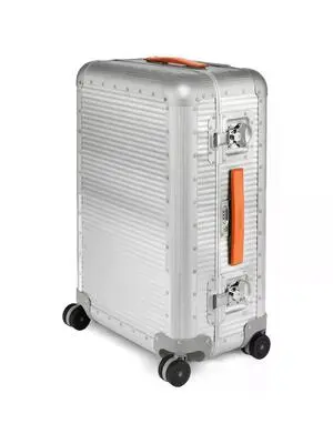 FPM MILANO Leather Luggage Handle - Orange