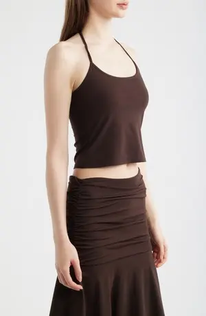 FENERS Gresca Halter Neck Camisole - Chocolat