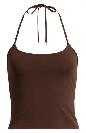 FENERS Gresca Halter Neck Camisole - Chocolat