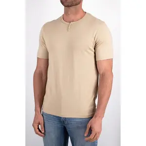 DEVIL-DOG DUNGAREES Short Sleeve Henley - Rye
