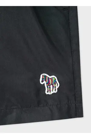 Paul Smith Zebra Logo Swim Trunks - Black