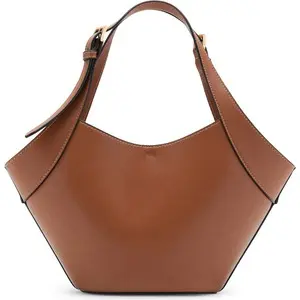 Mango Faux Bucket Bag - Leather