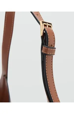 Mango Faux Bucket Bag