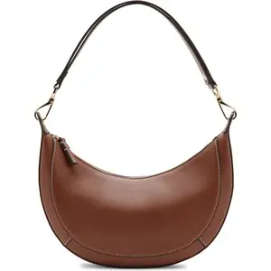 Mango Oval Faux- Shoulder Bag - Leather