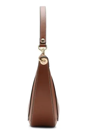 Mango Oval Faux- Shoulder Bag - Leather