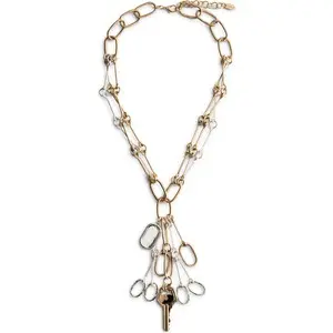 Mango Pendant Chain Necklace - Gold