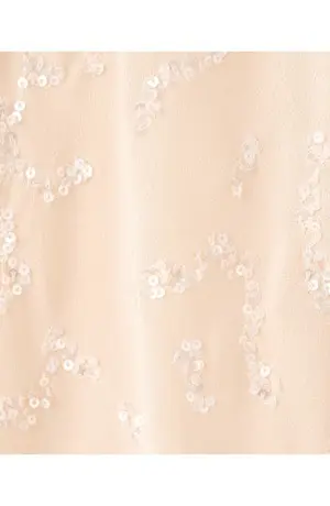 Mango Long Sleeve Sequin Dress