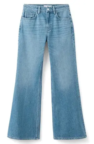 Mango Mid-rise Flare Jeans