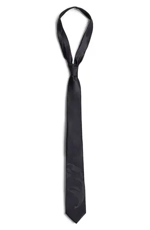 Mnml Slim Tie - Black