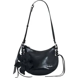 Desigual Faux Leather Shoulder Bag - Black
