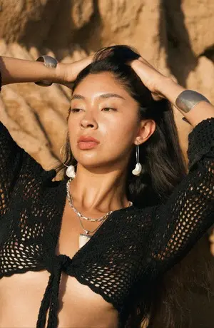 CHILD OF WILD Sea Spiral Shell Hoop Earrings