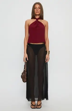 Princess Polly Adalynne Twist Neck Top