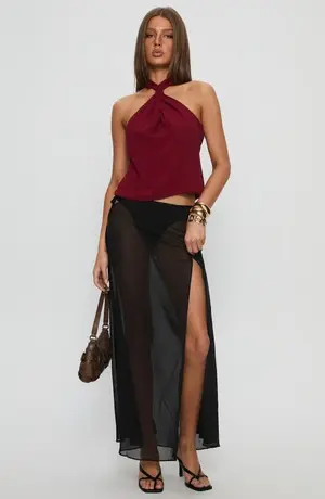 Princess Polly Adalynne Twist Neck Top