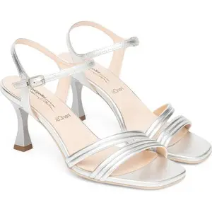NEROGIARDINI Ankle Strap Sandal - Silver