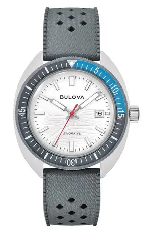 Bulova Snorkel Sea Turtle Strap Watch - Gray