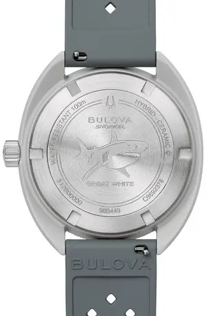 Bulova Snorkel Sea Turtle Strap Watch - Gray