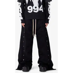 Mnml Side Snap Wide Leg Pants