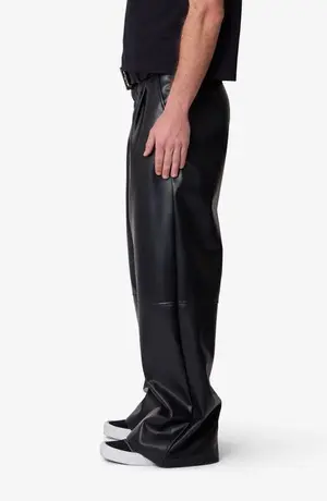 Mnml Pleated Faux Leather Pants