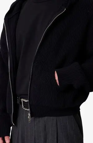 Mnml Hooded Zip Cardigan