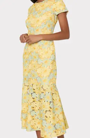MILLY Tahlia Floral Lace Dress