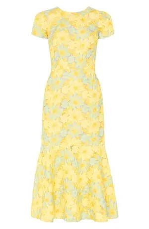 MILLY Tahlia Floral Lace Dress